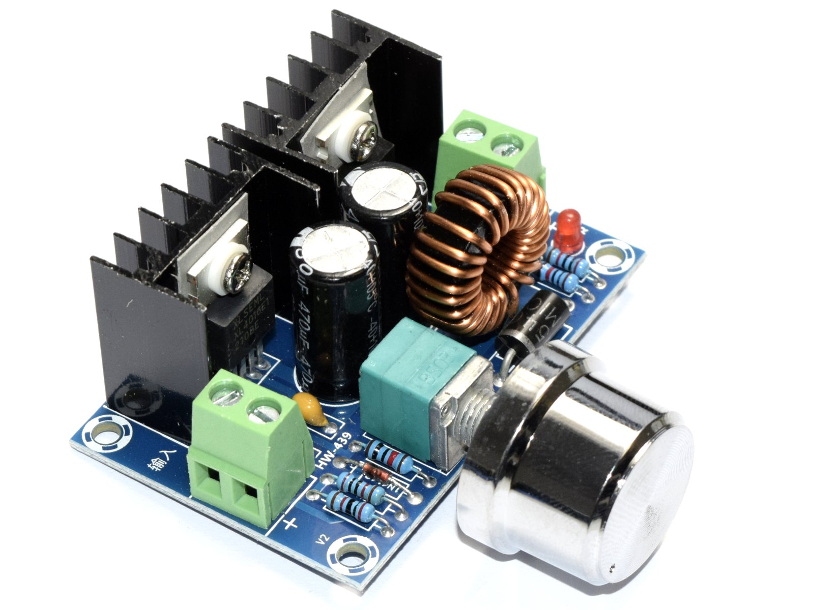 DC-DC Converter 200W - Output 1.25-36V adjustable, max. 8A - CANADUINO