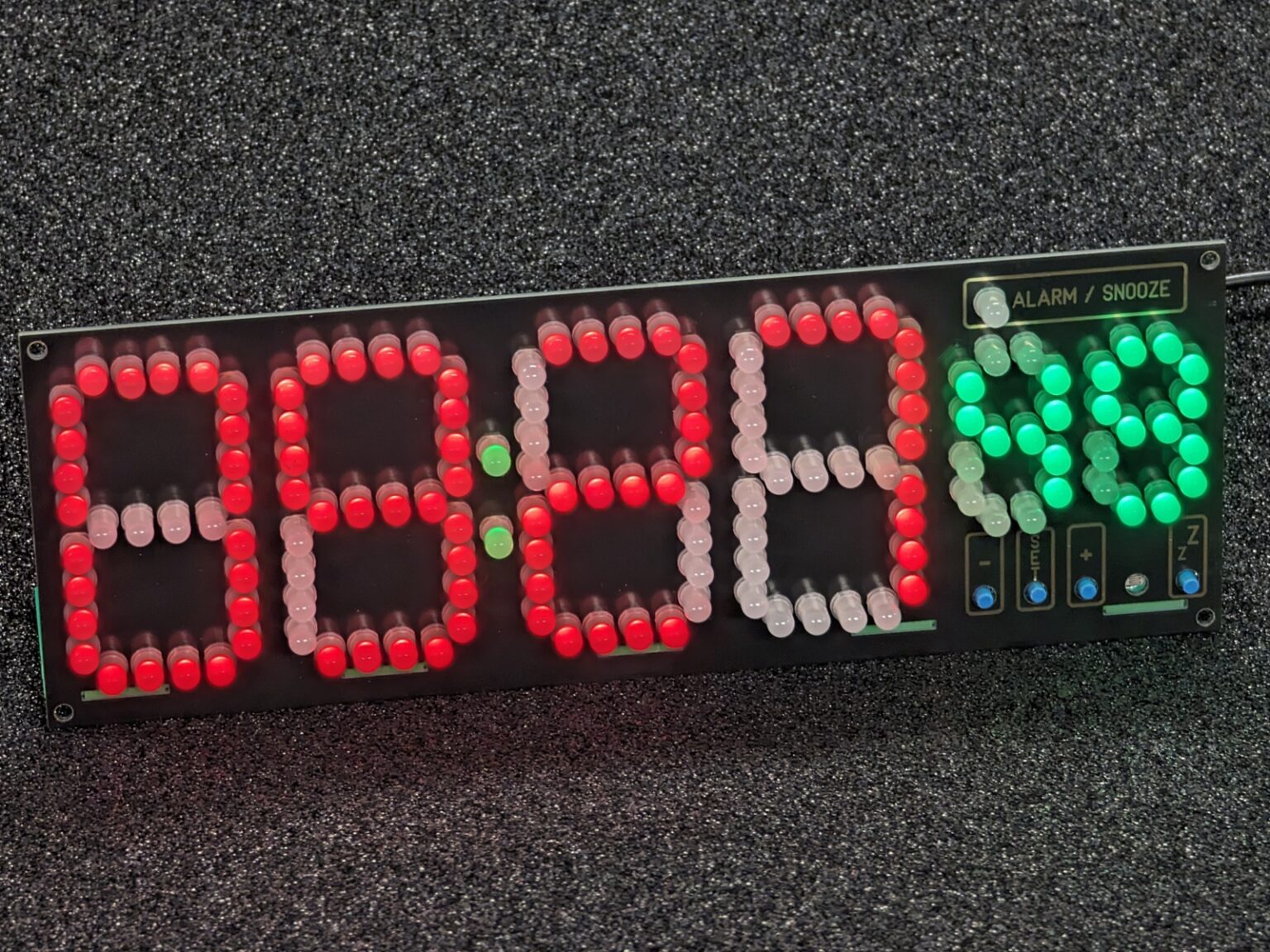 LED Clock DIY Kit with Melody Alarm (option) (26888)