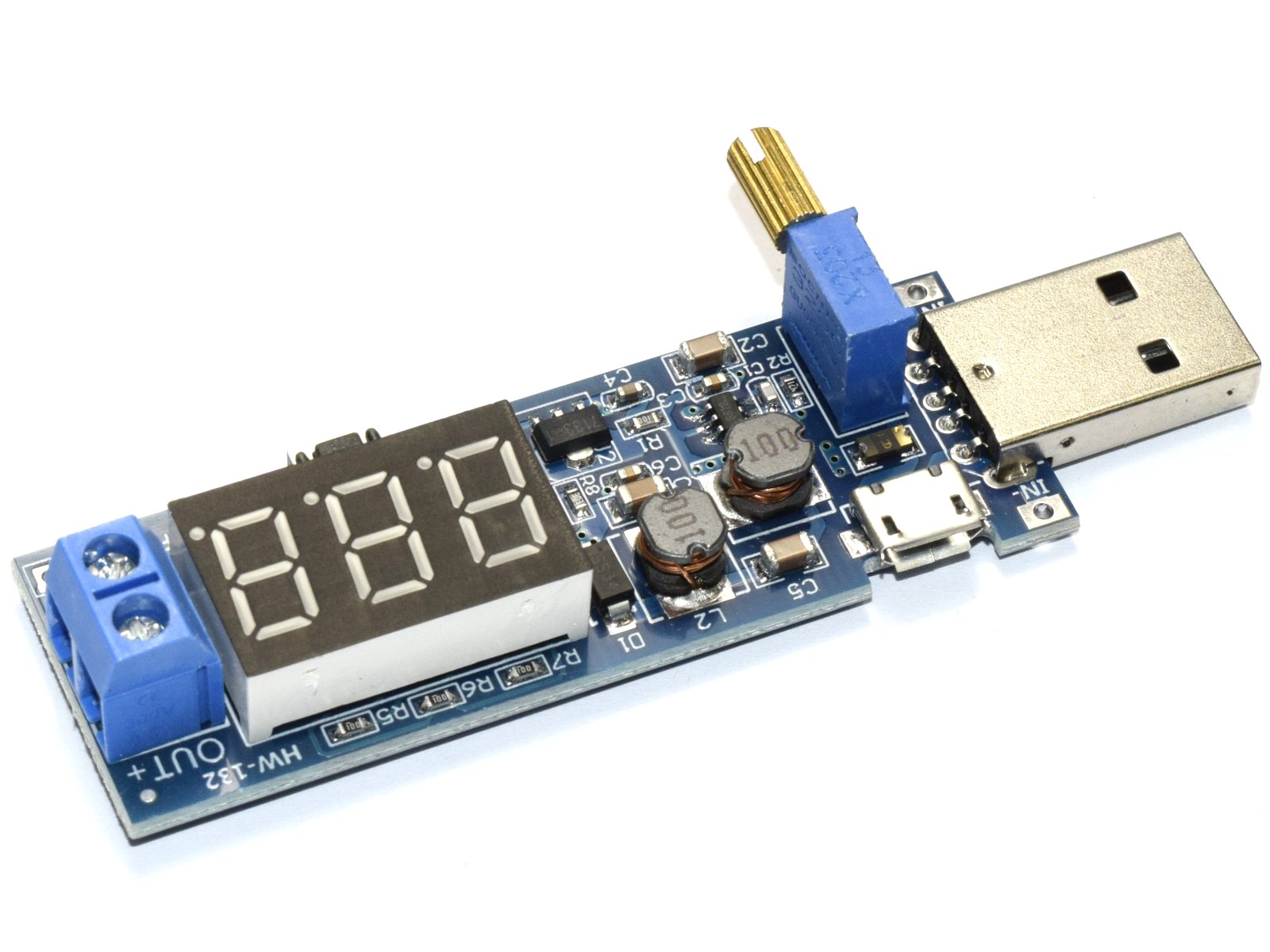 Boost-Buck DC-DC Converter USB Input - 1.2-24V Output - CANADUINO