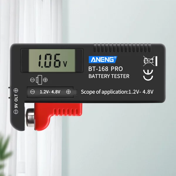 Battery Tester With LCD