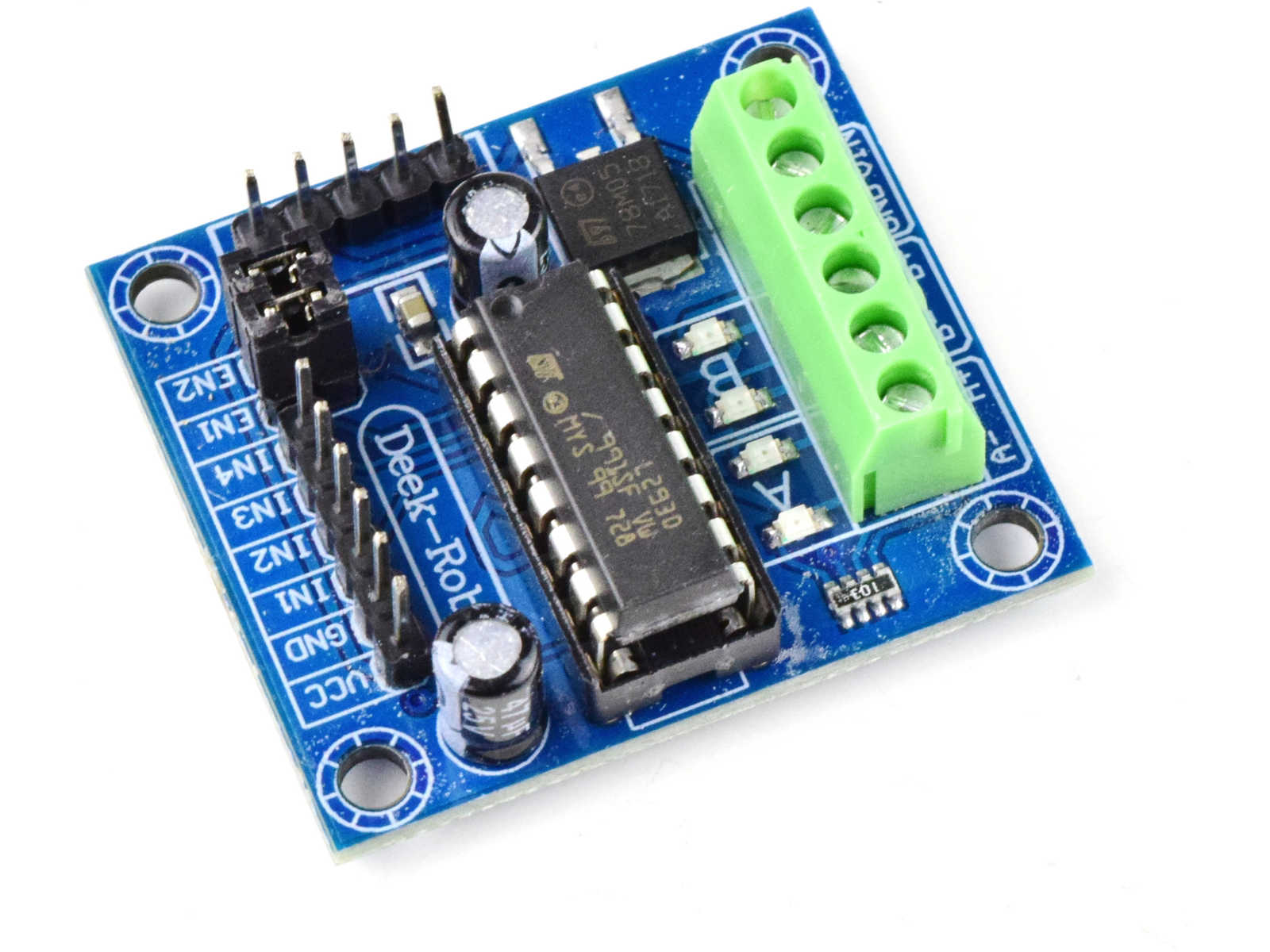 4 Channel L293D Motor Driver 4.5-25V DC - 600mA (26351)