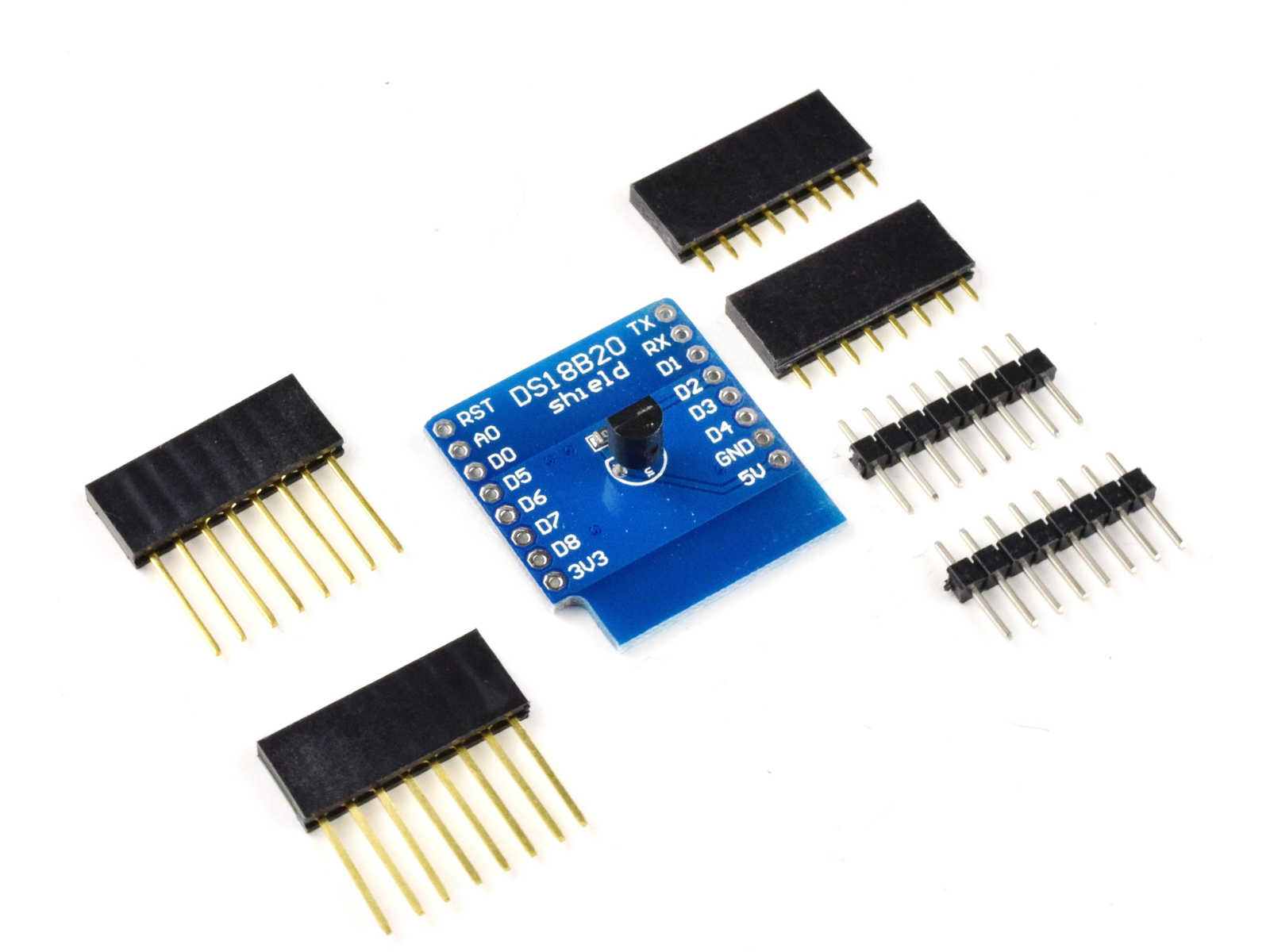 Wemos D1 Mini DS18B20 Temperature Sensor Shield (26226)