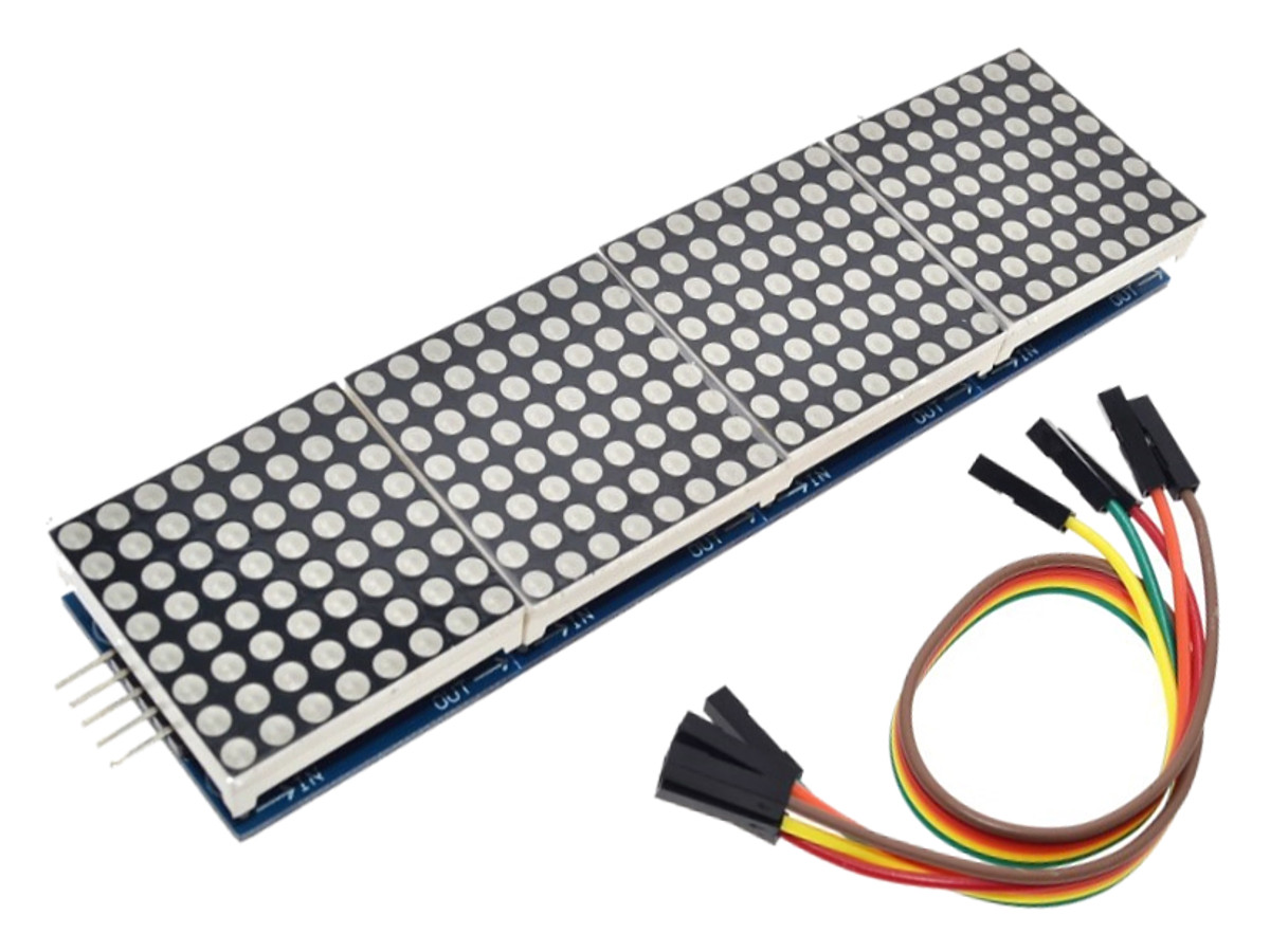 32x8 LED MAX7219 Dot Matrix Green (26294)