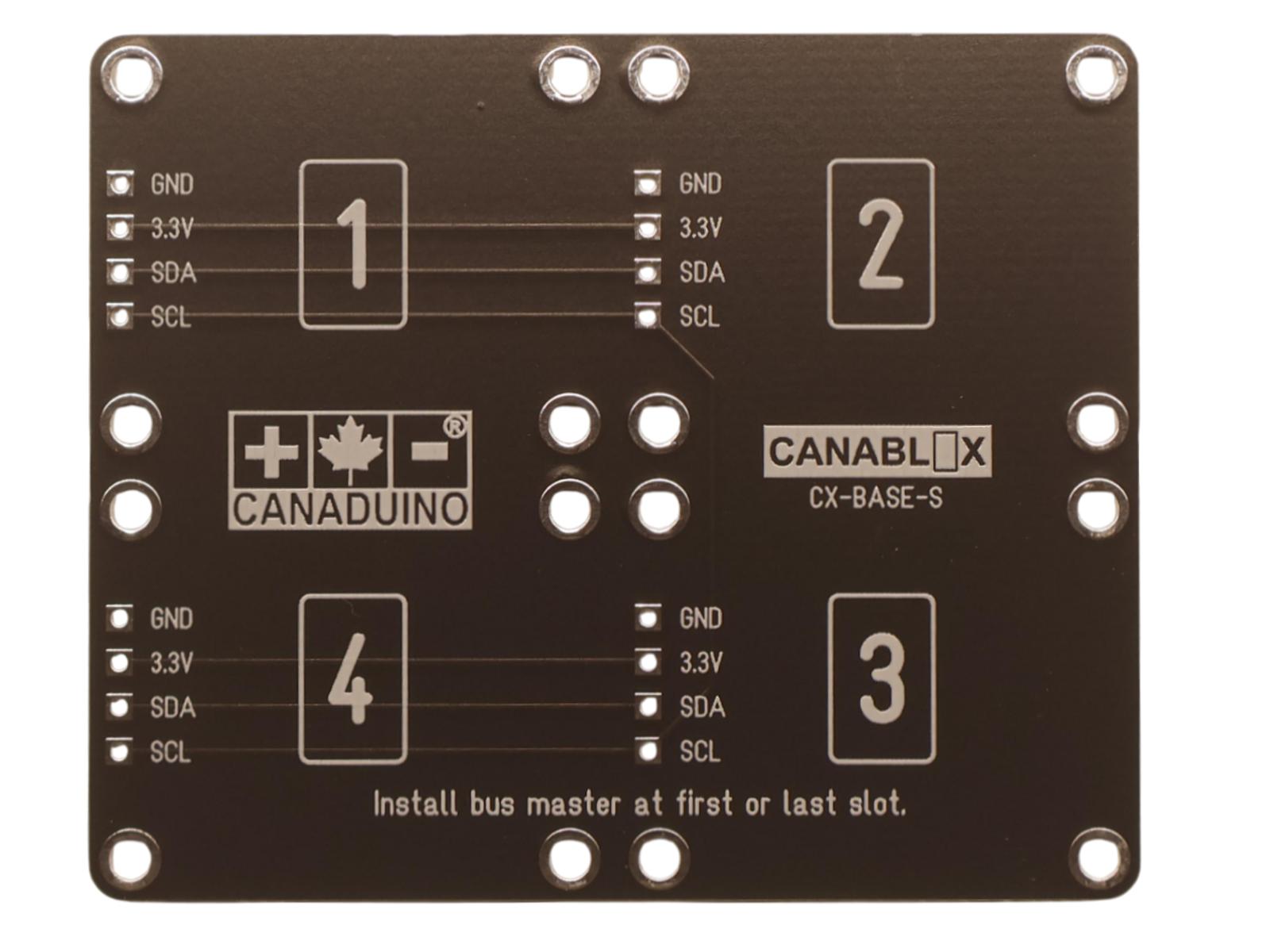 CANABLOX® Base 'S' with 2x2 Module Slots (CX-BASE-S)